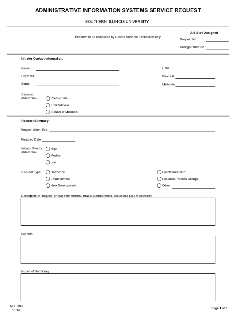 Fillable Online ADMINISTRATIVE INFORMATION SYSTEMS ... - e-Forms Fax ...