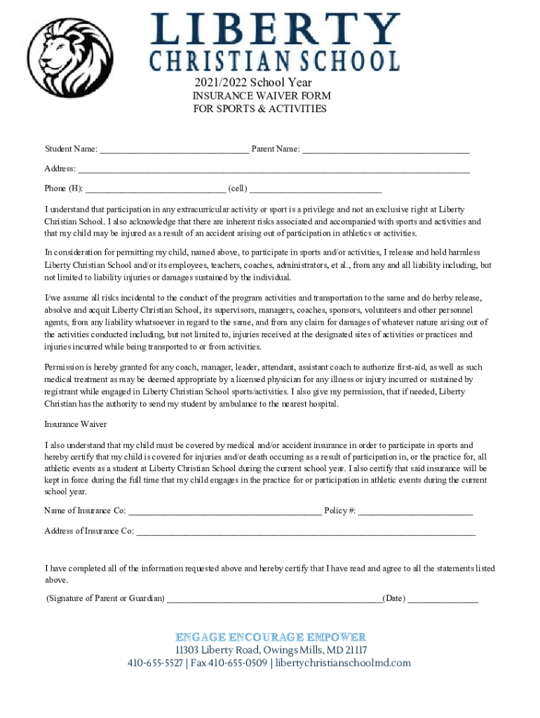 Fillable Online Waiver Forms - Office of Student Accounts Fax Email ...