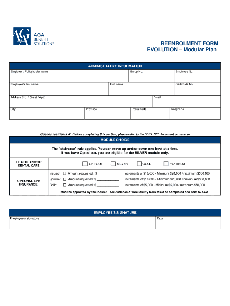 Fillable Online REQUEST FOR ENROLMENT Group Insurance Plan Fax Email Print - pdfFiller