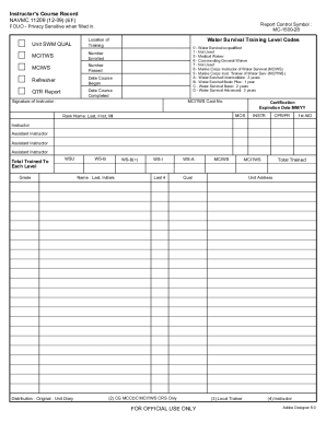 Fillable Online Navmc 11209 Form Fax Email Print - pdfFiller