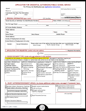 Fillable Online Mary Barlow - Kern County Superintendent of Schools Fax Email Print - pdfFiller