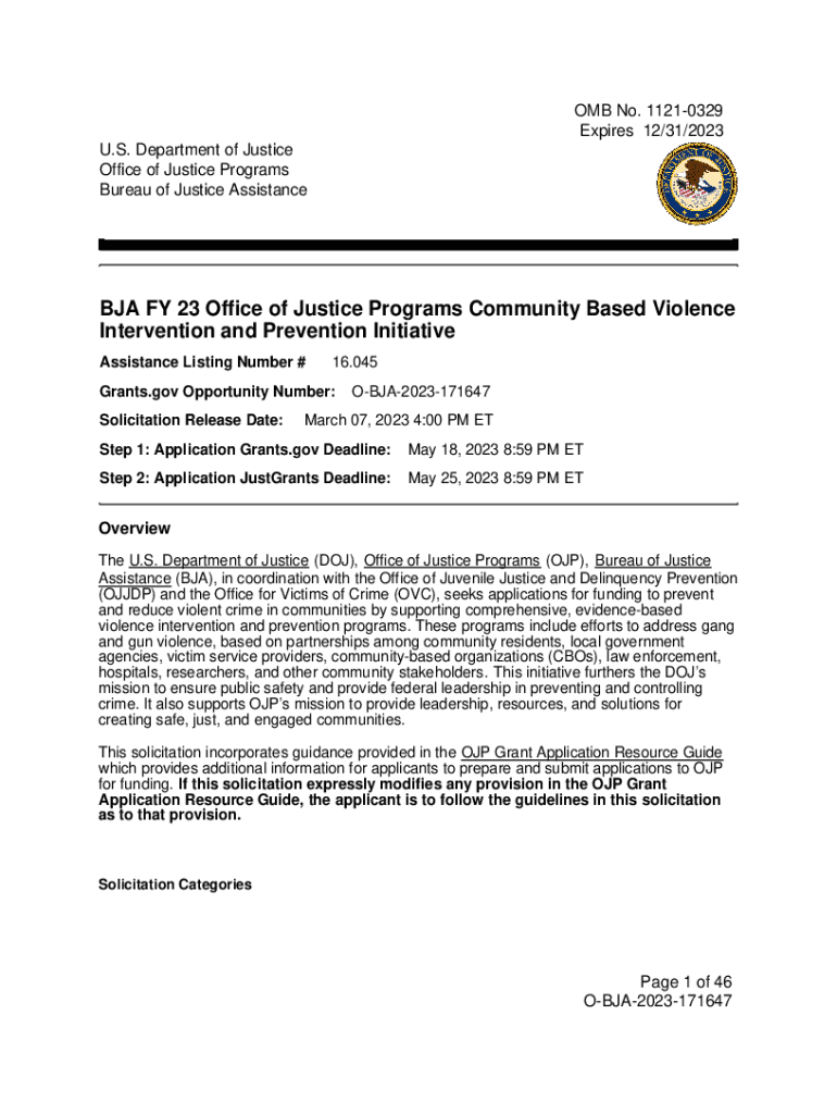 Fillable Online apply07 grants BJA FY 23 Office of Justice Programs Community Based ... Fax ...