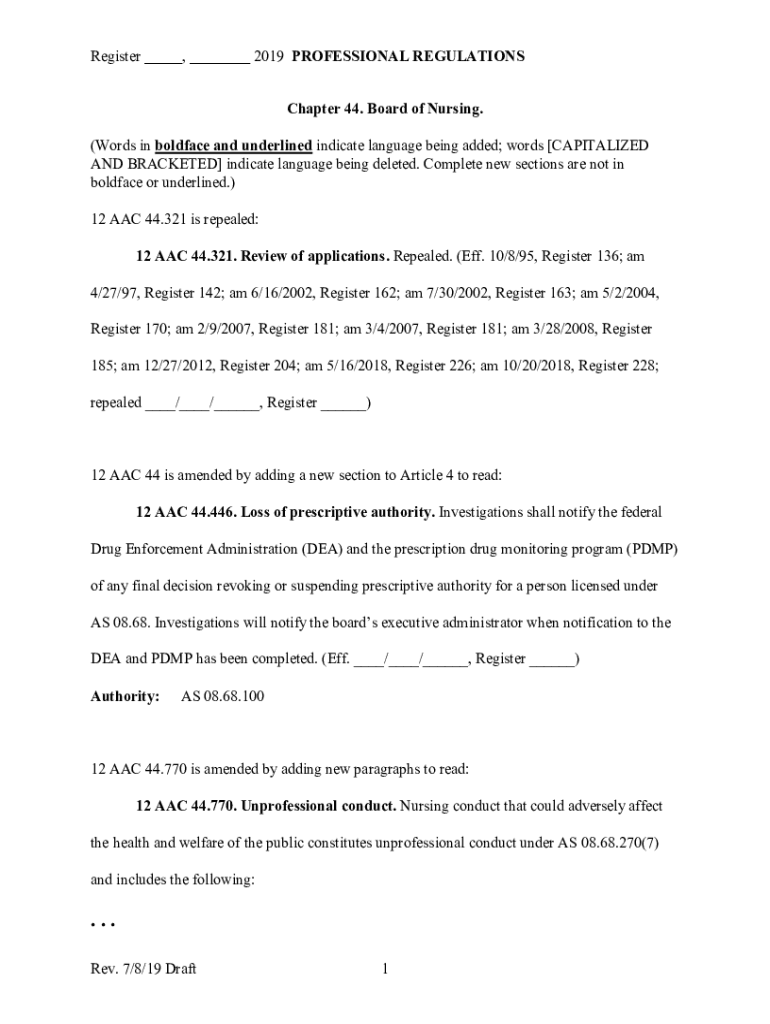 Fillable Online Drafting Manual for Administrative Regulations Fax ...