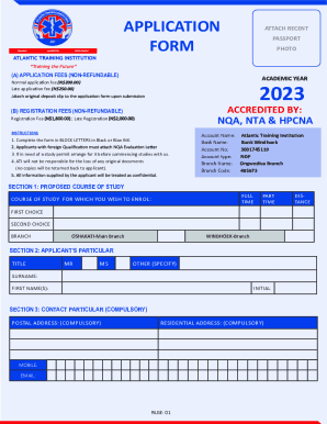 Fillable Online 2023 Application Form Fax Email Print - pdfFiller