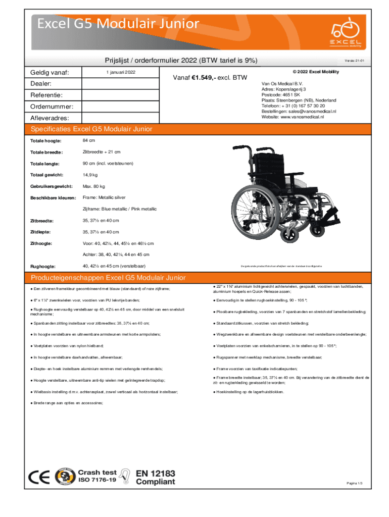 Invulbaar Online Excel G5 Modulair Junior Faxnummer Email Afdrukken ...