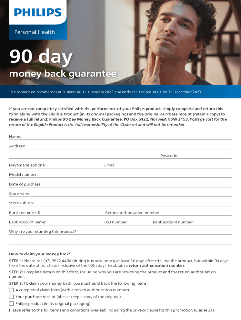 Fillable Online AU-MG-MBG-Claim-Form.pdf - Male Grooming Philips Male ...