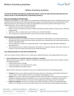 Fillable Online notice of privacy practices Fax Email Print - pdfFiller