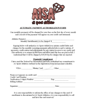 Fillable Online MSP Automated Payment Authorization Form Fax Email ...