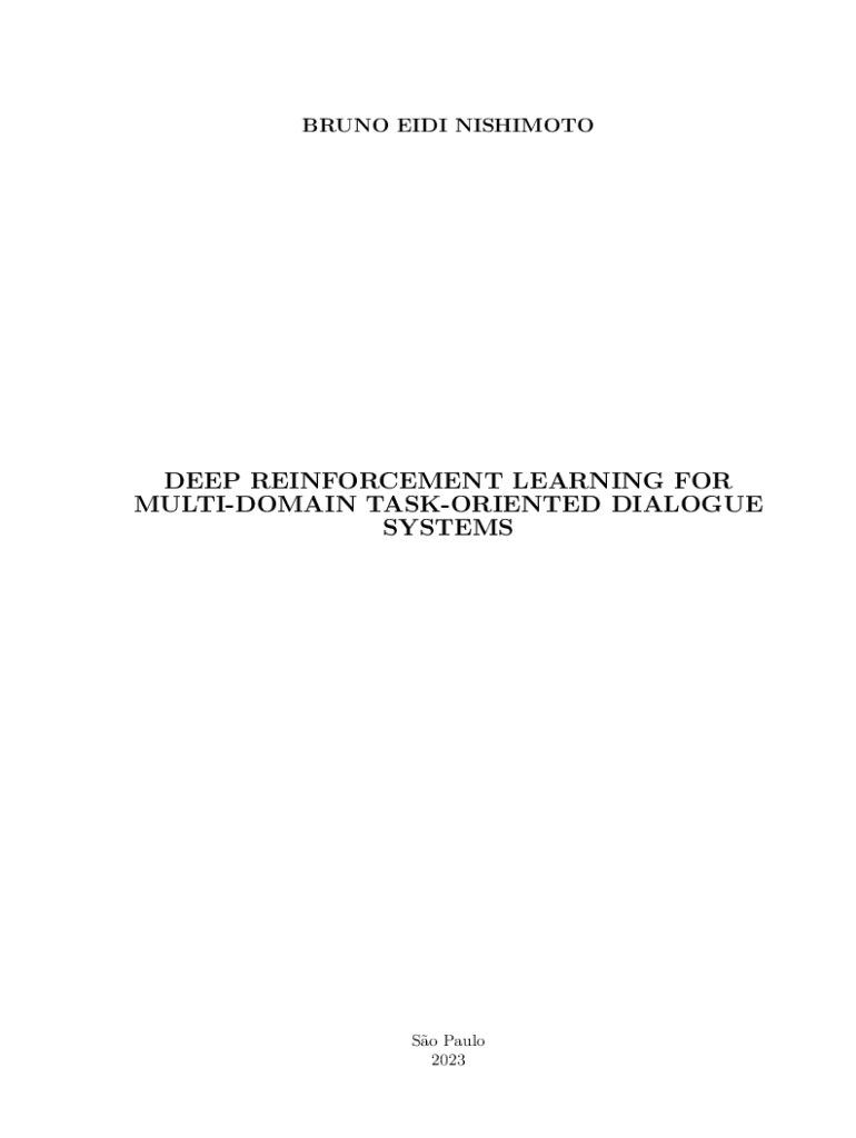 Fillable Online Deep reinforcement learning for multi-domain task-oriented ... Fax Email Print ...