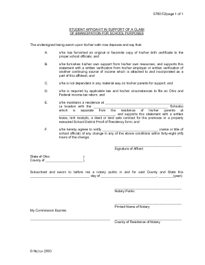 Fillable Online CS95 Affidavit for Termination of Child Support Fax ...