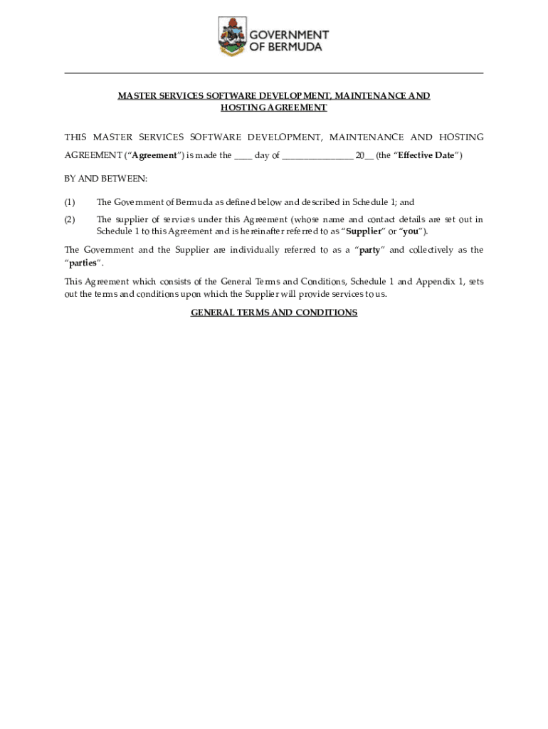 Fillable Online Annex A - Service Agreement Template Fax Email Print ...