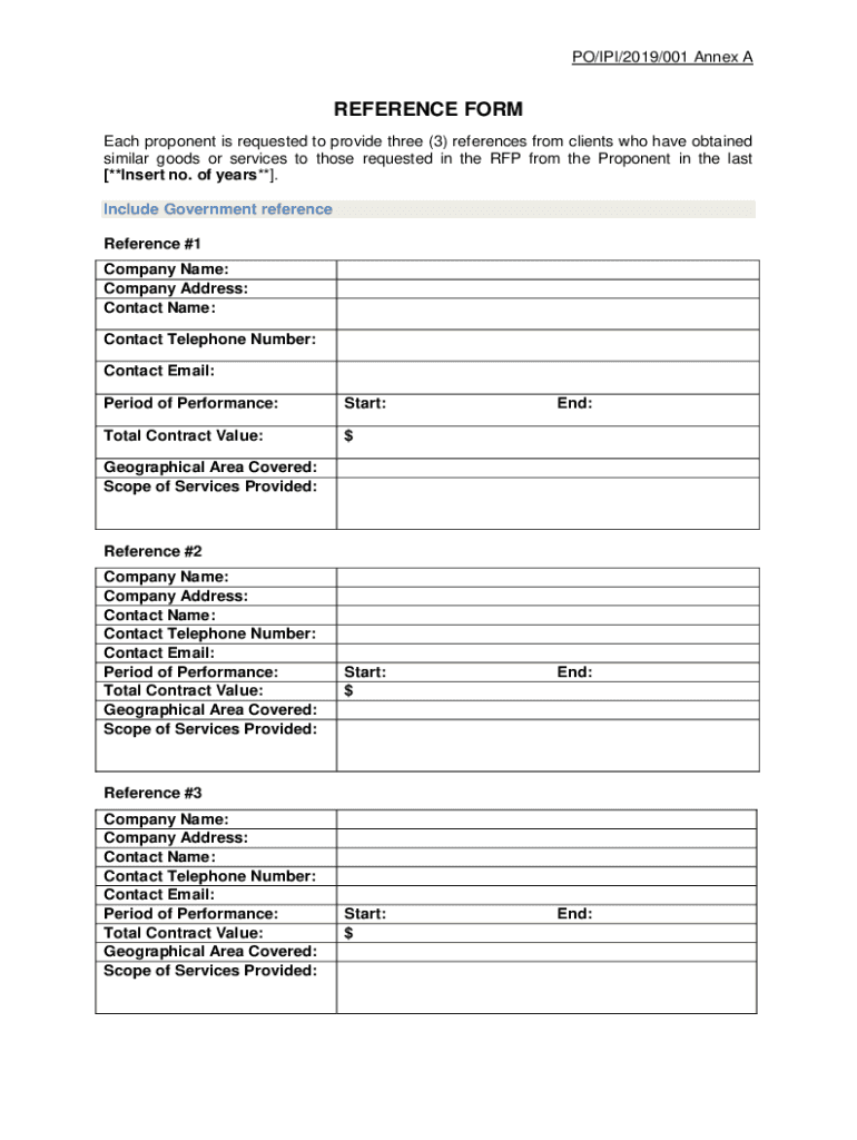 Fillable Online ANNEX A. Sample Form Of Agreement. RFP IT Solution for ...