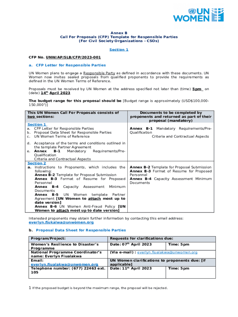 Procurement Notices - 77100 - Call for Proposal (CFP) To estab - asiapacific unwomen Doc ...