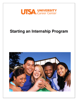 Fillable Online Starting an Internship ProgramuConnect Fax Email Print ...