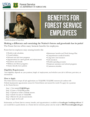 Fillable Online The United States Forest Service (USFS) is an agency ...