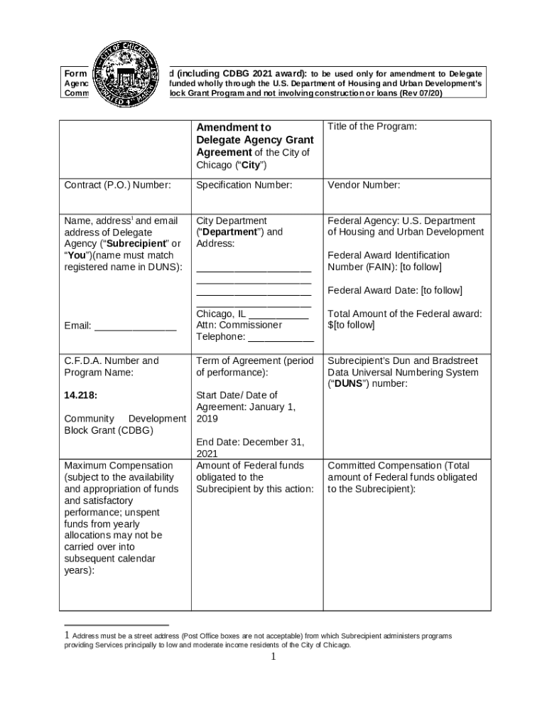 1 Delegate Agency Grant Instructions for completing ... Doc Template | pdfFiller