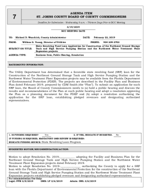 Fillable Online State Revolving Fund Loan Application for Construction ...
