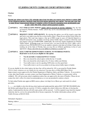 Fillable Online Court Option Form.pdf Fax Email Print - pdfFiller