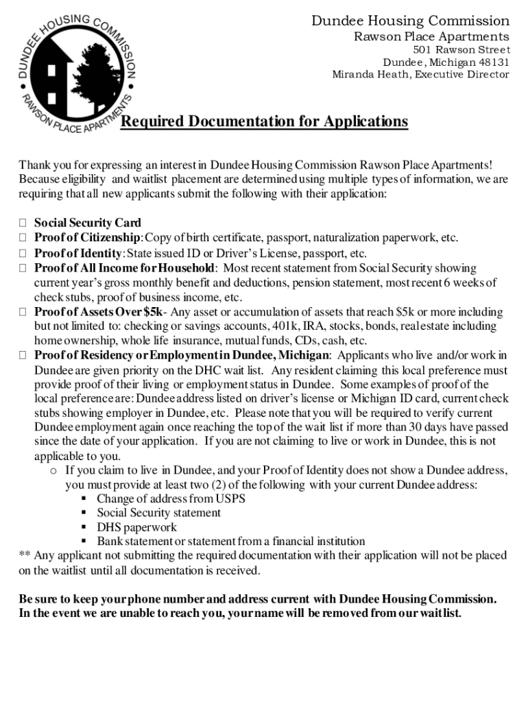 Fillable Online Dundee housing application: Fill out & sign online Fax Email Print - pdfFiller