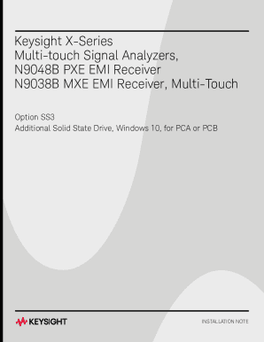 Fillable Online N9010A EXA X-Series Signal Analyzer - Data Sheet Fax Email Print - pdfFiller