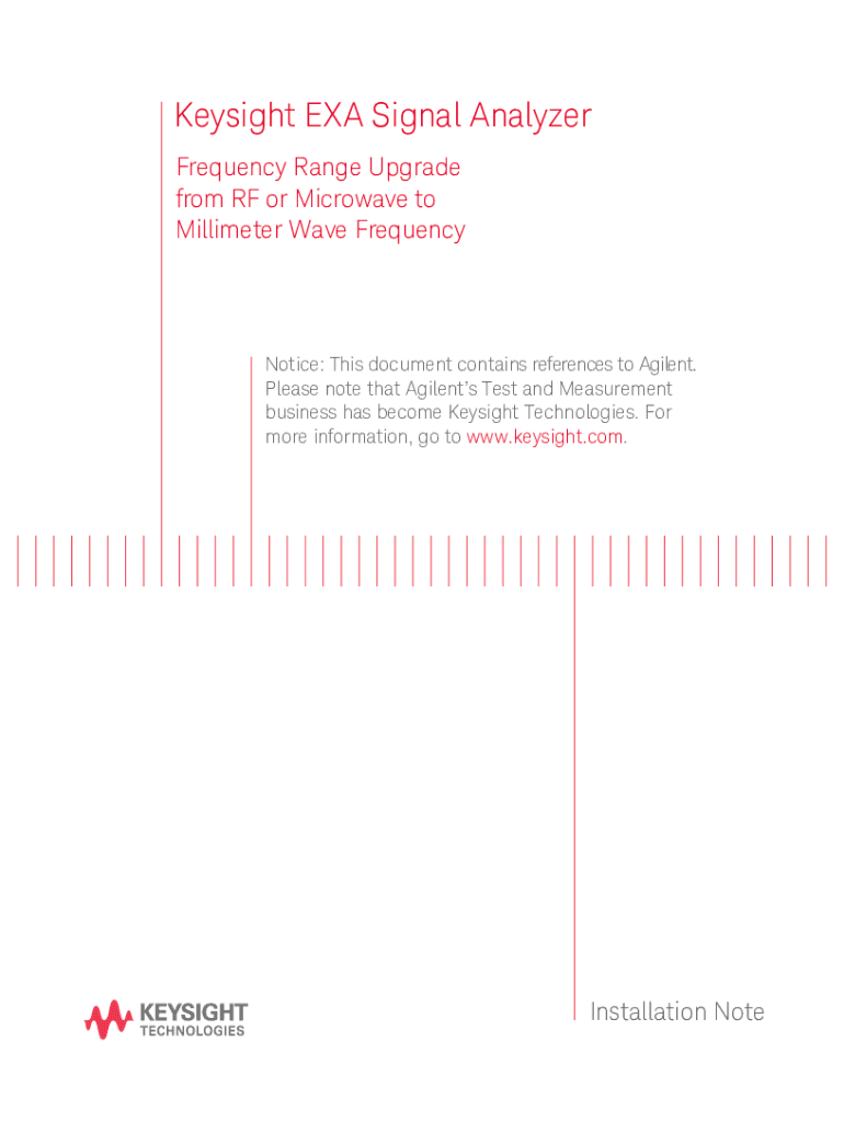 Fillable Online N9010A EXA X-Series Signal Analyzer - Data Sheet Fax Email Print - pdfFiller