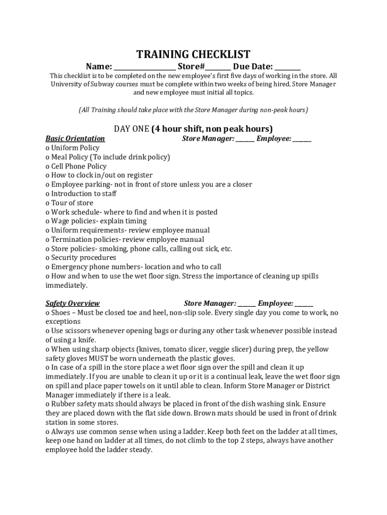 Fillable Online Handover Resignation Checklist TemplatePDFRetail Fax ...