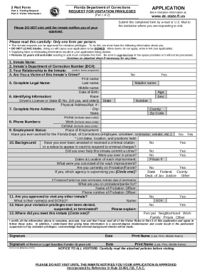DC6-111A Request for Visiting Privileges (Revised 03/23) Doc Template ...