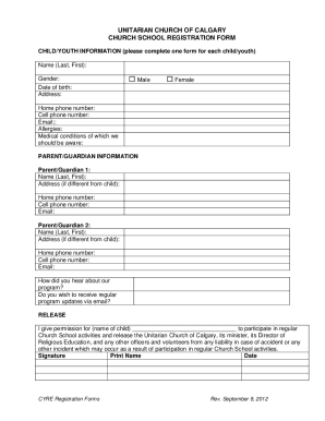 Fillable Online Student Registration Form - Dependent Students Fax ...