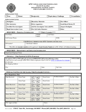 Fillable Online dps alaska firefighter - Alaska Department of Public Safety Fax Email Print ...
