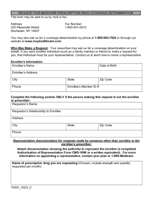 Fillable Online MVP Health Care Request for Medicare Prescription Drug ...