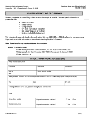 Fillable Online CRITICAL ILLNESS CLAIM FORM - PDF Free Download Fax ...