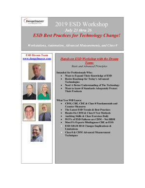 Fillable Online ESD Class 0 Manufacturing Best Practices Fax Email ...