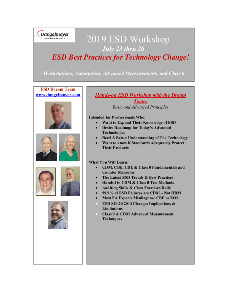 Fillable Online ESD Class 0 Manufacturing Best Practices Fax Email ...