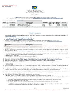 Fillable Online Home Development Mutual Fund GENERAL GUIDELINES Fax ...