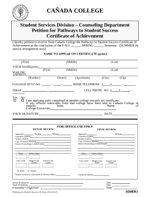 Student Services Program Review Template Doc Template | pdfFiller