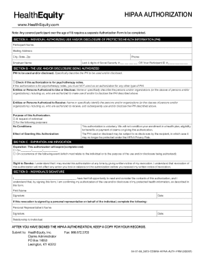 Fillable Online HIPAA authorization form Fax Email Print - pdfFiller