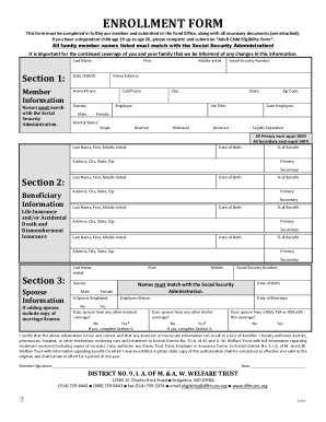 Fillable Online Documents Required For Enrollment Fax Email Print - pdfFiller
