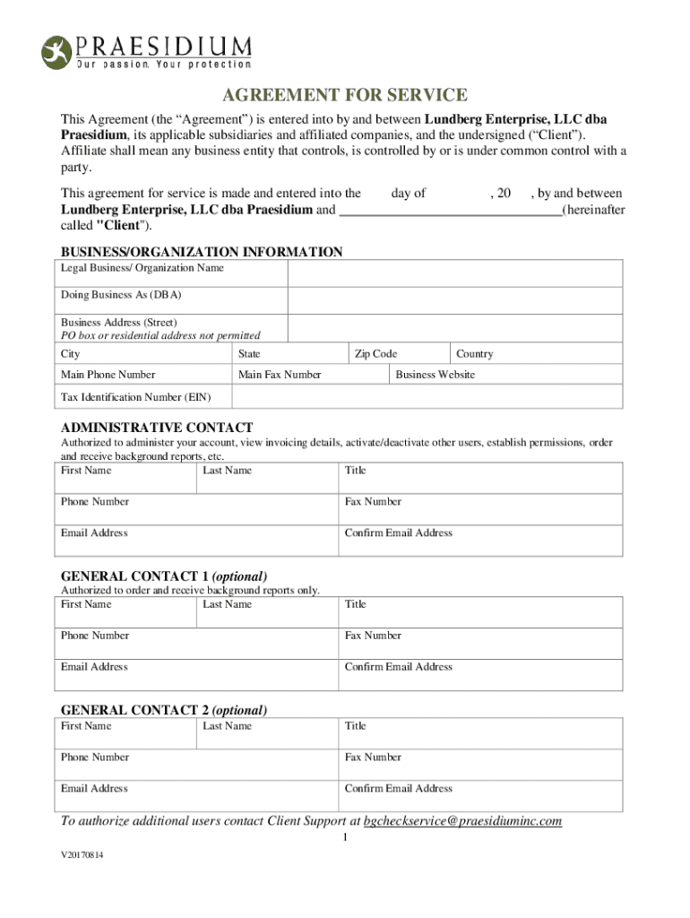 Fillable Online 2/20 Redline of Discrete Sections of Service Agreement (00865347).DOC Fax Email ...