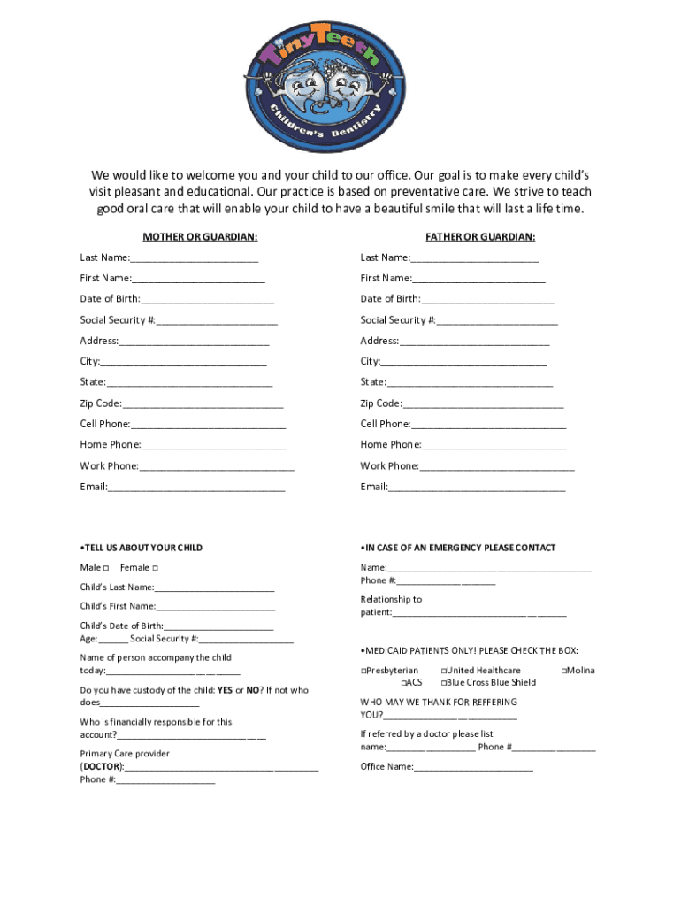 Fillable Online patient-intake-form.pdf Fax Email Print - pdfFiller