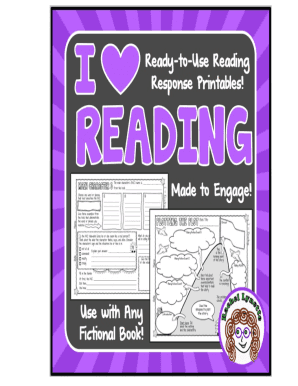 Fillable Online Reading Graphic Organizers and Worksheets for Any Book ...