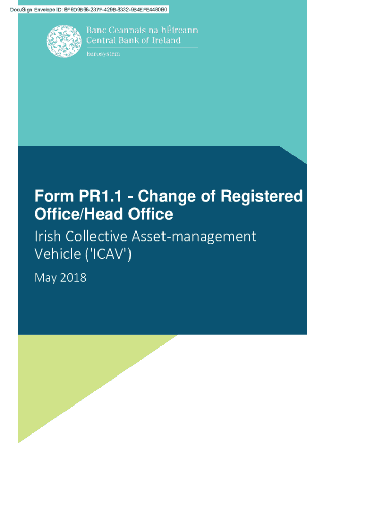 Fillable Online Form PR1.1 - Change of Registered Office/Head ... Fax ...