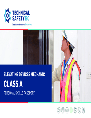 Fillable Online Technical Safety Bc: Contact Details and Business ...