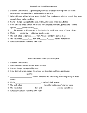 Fillable Online The Segregation Era (19001939) - The Civil Rights Act ...