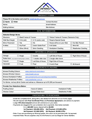 Fillable Online Product Form Fax Email Print - pdfFiller