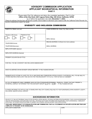 Fillable Online City of Seattle Boards and Commissions Application Form Fax Email Print - pdfFiller