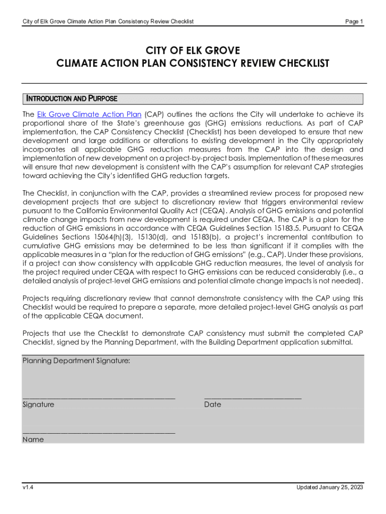 Fillable Online Cosumnes Community Services District - Climate Action ...