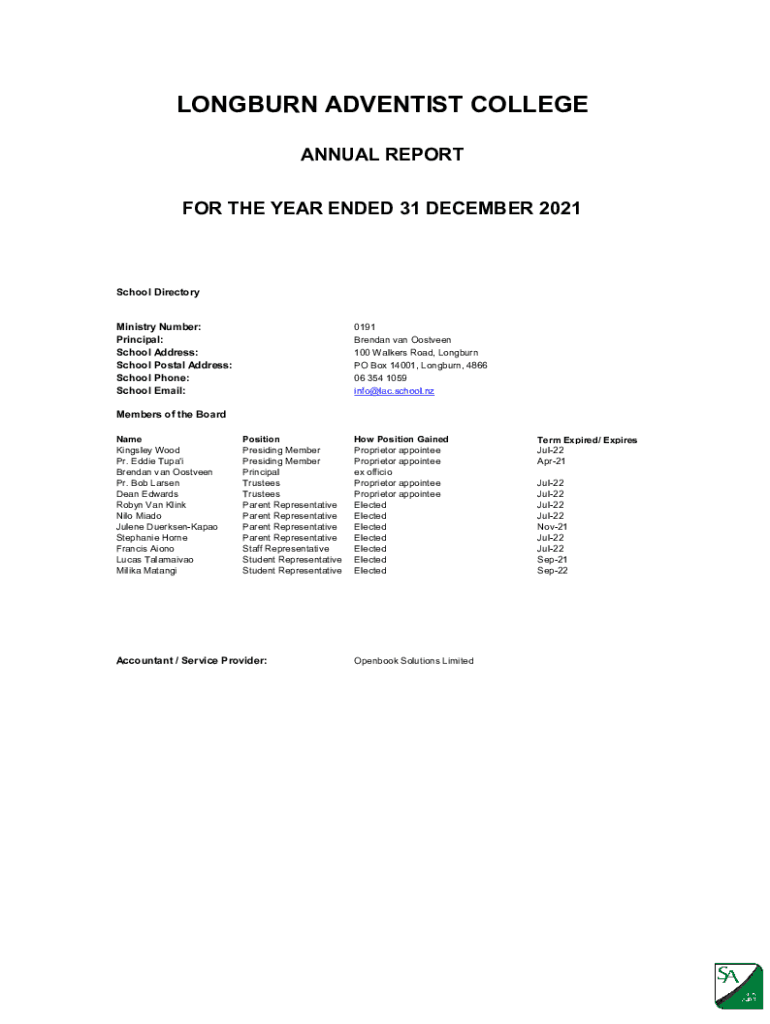 Fillable Online Longburn Adventist College theft sets alarm bells ...