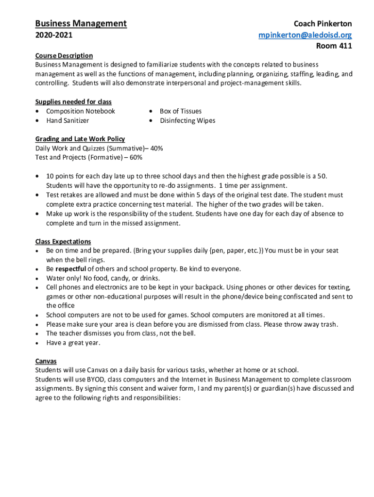 Fillable Online Cooperative Business Management Student Project Video 6 Fax Email Print - pdfFiller