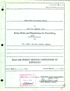 Fillable Online psc state ky Rates, Rules and egulations for Ftrrn:s?g ...
