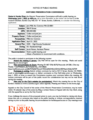 Fillable Online Mills Act Historical Property Contract ProgramLos ...
